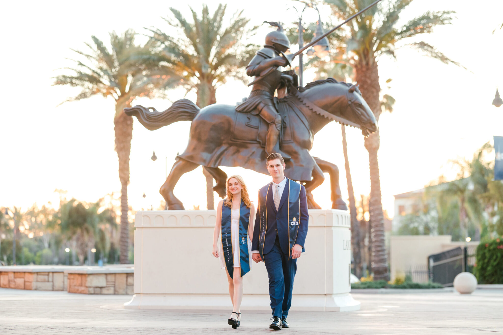 Taylor & Lissa | CBU Graduation Session - Amy Gray Photography